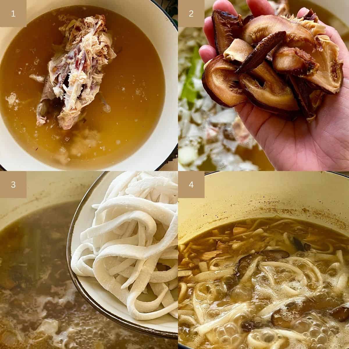 10 Minutes Khao Piek Sen Soup (Lao Chicken Noodle Soup) Recipe - Sticky ...