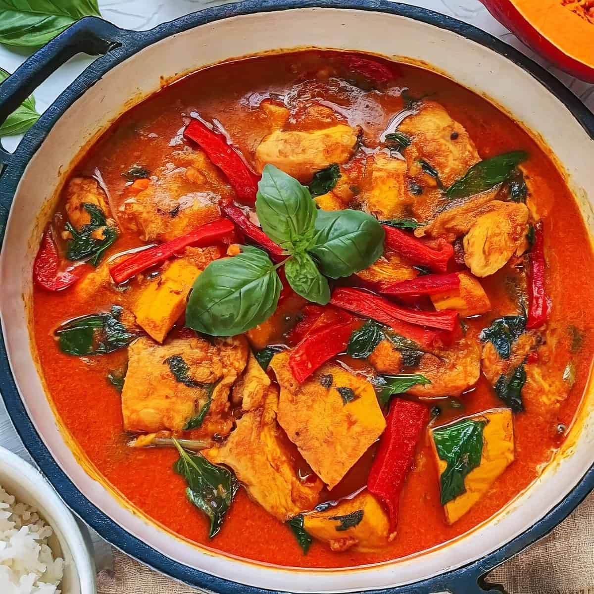 Chicken Red Curry (with Butternut Squash) - Sticky Rice Thai Kitchen