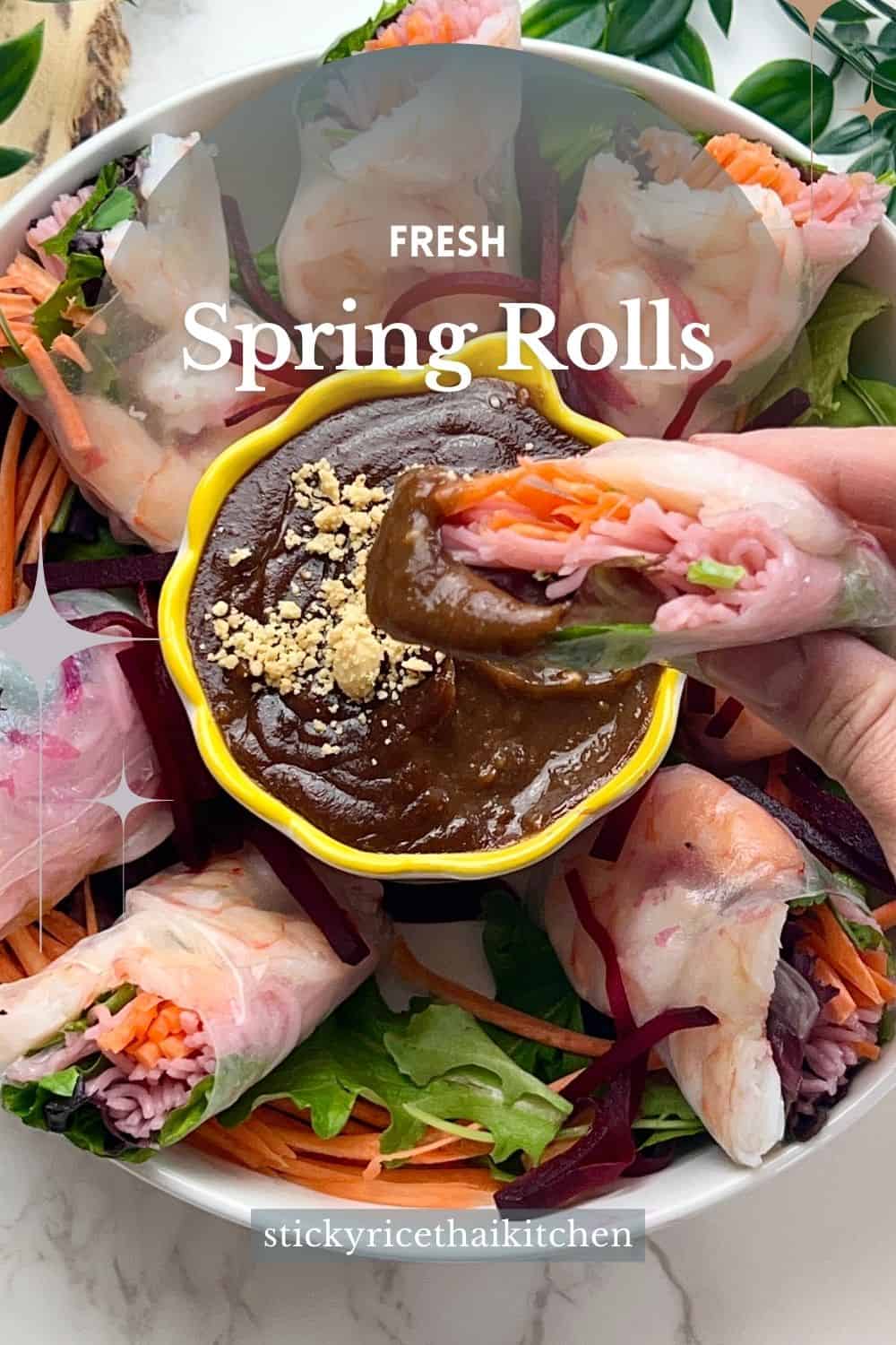 Fresh Spring Rolls (Summer Rolls) Recipe - Sticky Rice Thai Kitchen