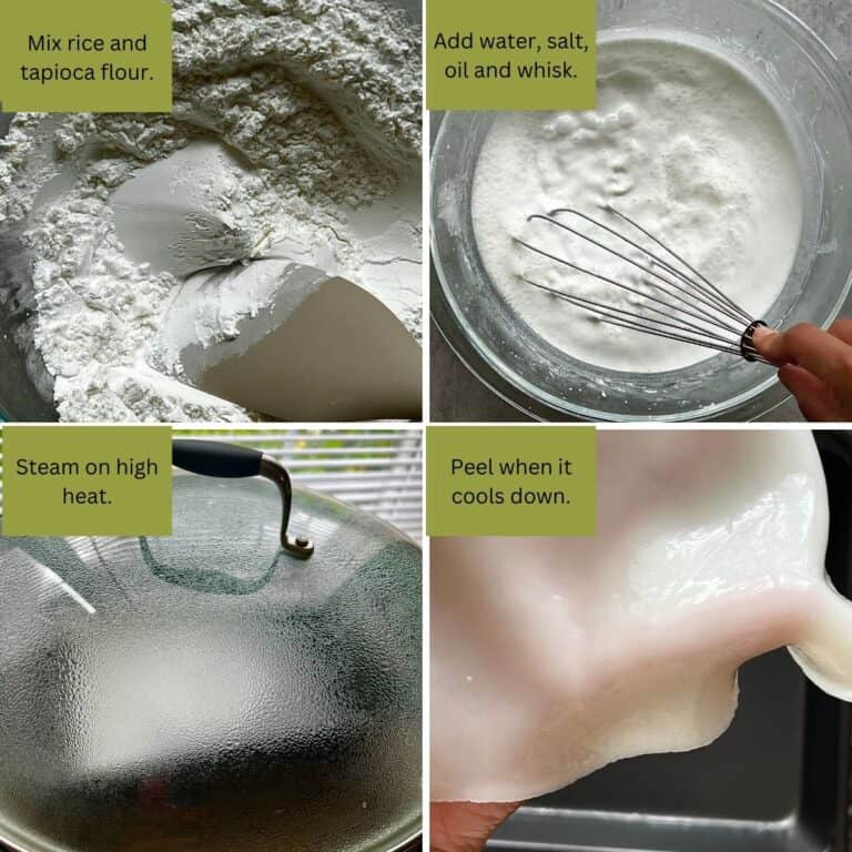 Homemade Wide Rice Noodle ( Sen Yai : Ho Fun ) - Sticky Rice Thai Kitchen
