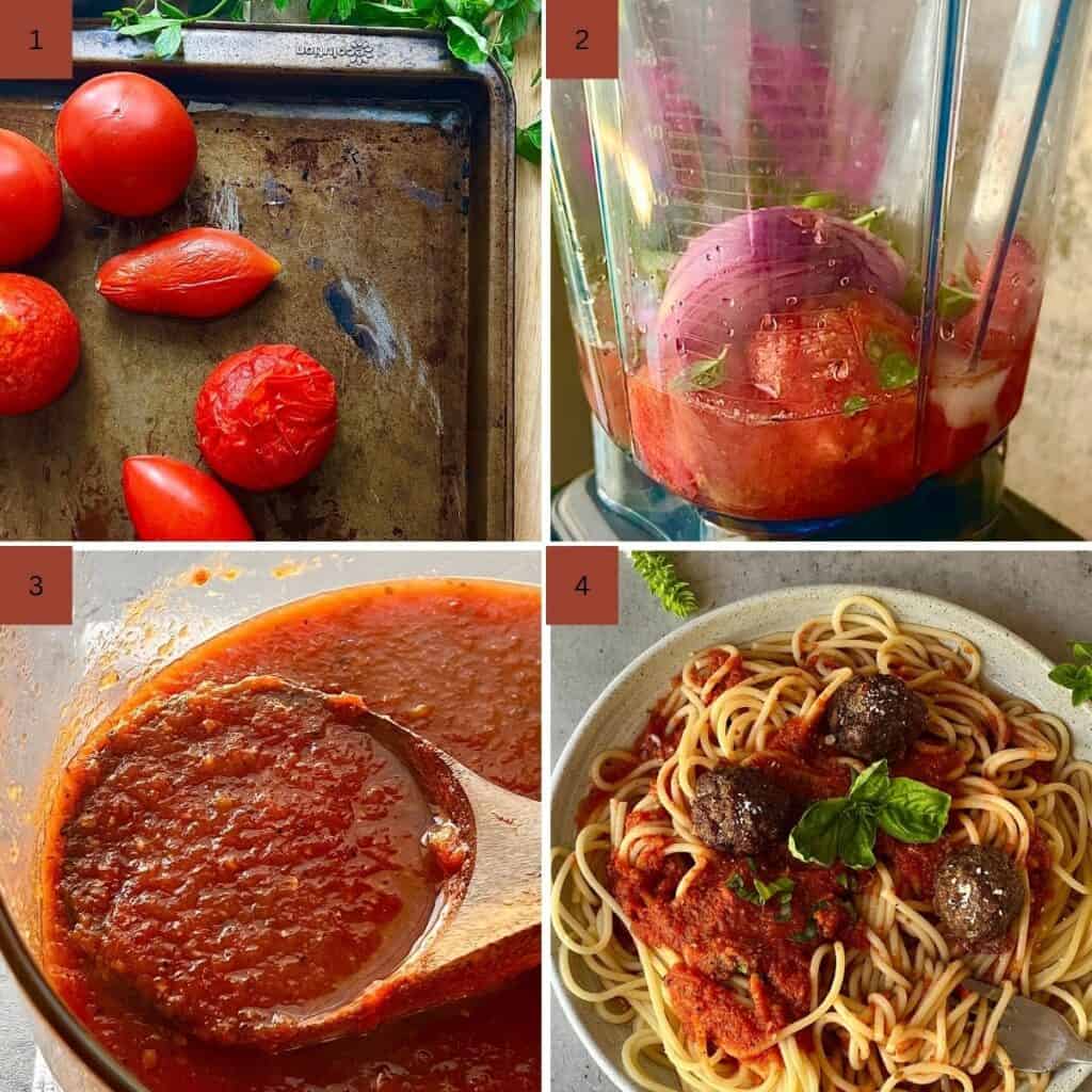 Homemade Spaghetti Sauce with Fresh Tomatoes - Sticky Rice Thai Kitchen