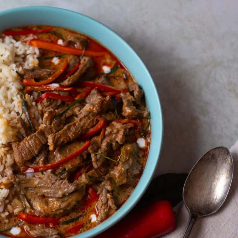 Beef Panang Curry - Sticky Rice Thai Kitchen