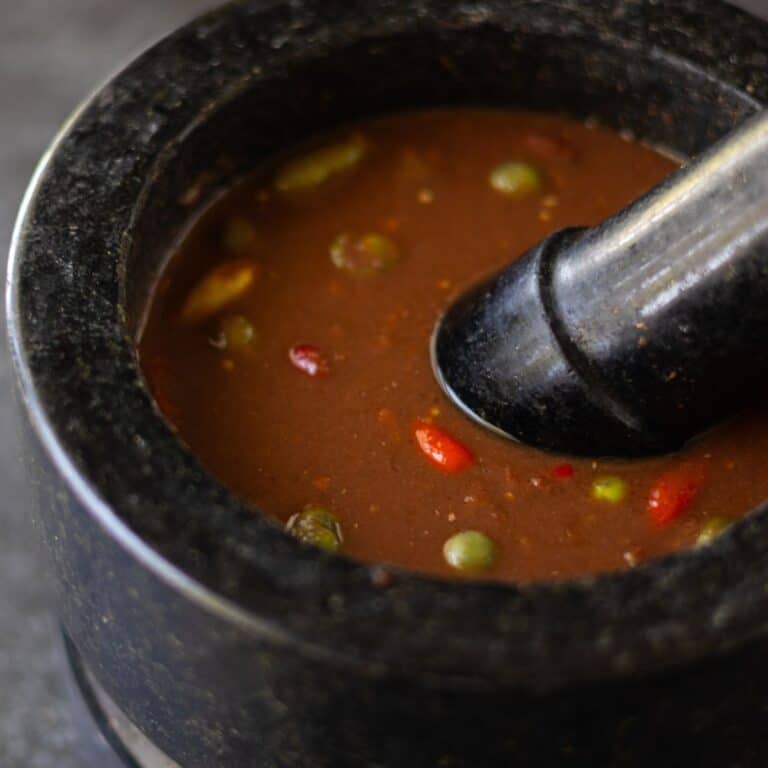 Nam Prik Kapi (Thai Shrimp Paste Dip) - Sticky Rice Thai Kitchen