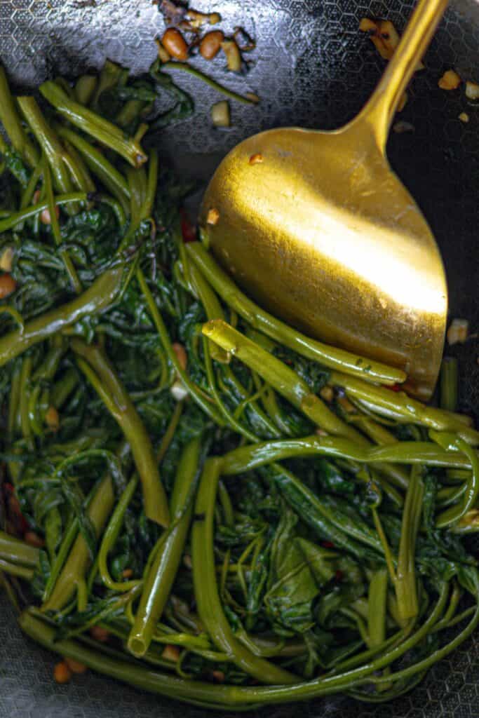 Water Spinach Stir Fry (Pad Pak Boong) - Sticky Rice Thai Kitchen